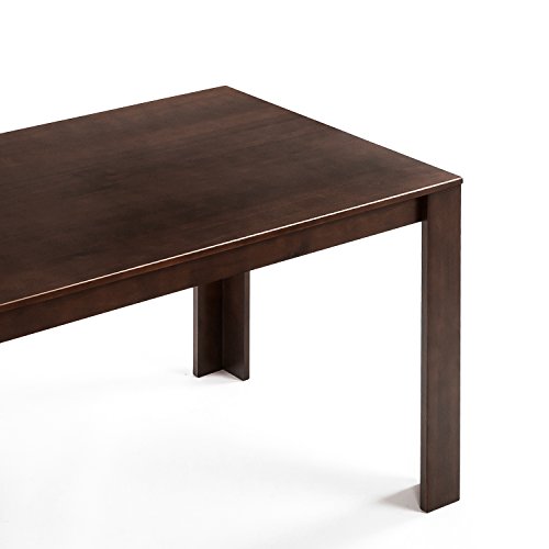 Zinus Vialeta Mission Style Wood Dining Table / Table Only, Espresso