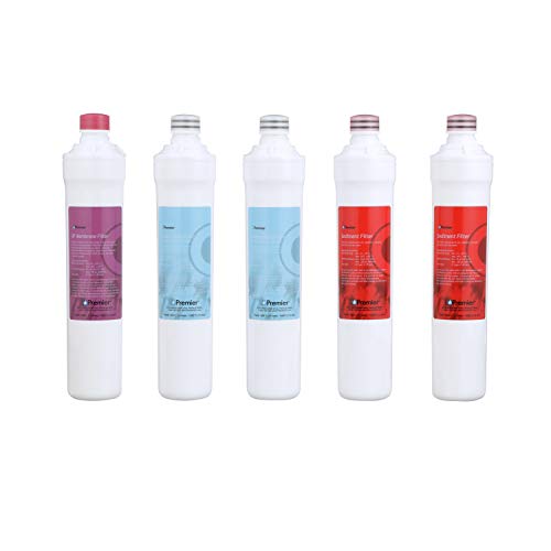 Watts Premier WP560039 Pure UF-3 Filtration System Water Filter Replacement Cartridge, 5 Count (Pack of 1), Multicolor