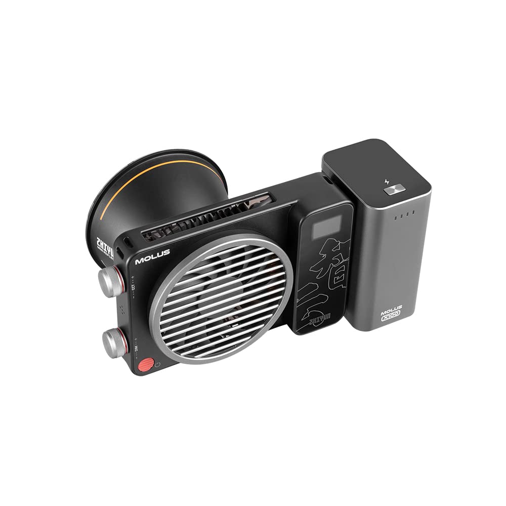 Zhiyun MOLUS X100 LED Video Light,Portable 100W 2700K-6500K CRI 95+ TLCI 97+ with Bluetooth App Brightness Control,PRO