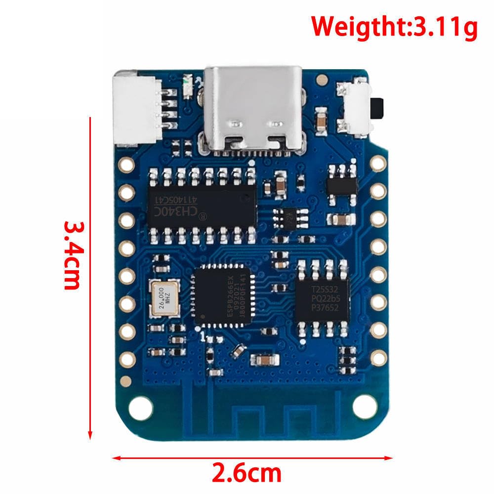WEMOS D1 Mini V4.0.0 Type-C USB WiFi Internet of Things Board Based ESP8266 4MB MicroPython Nodemcu Arduino Compatible