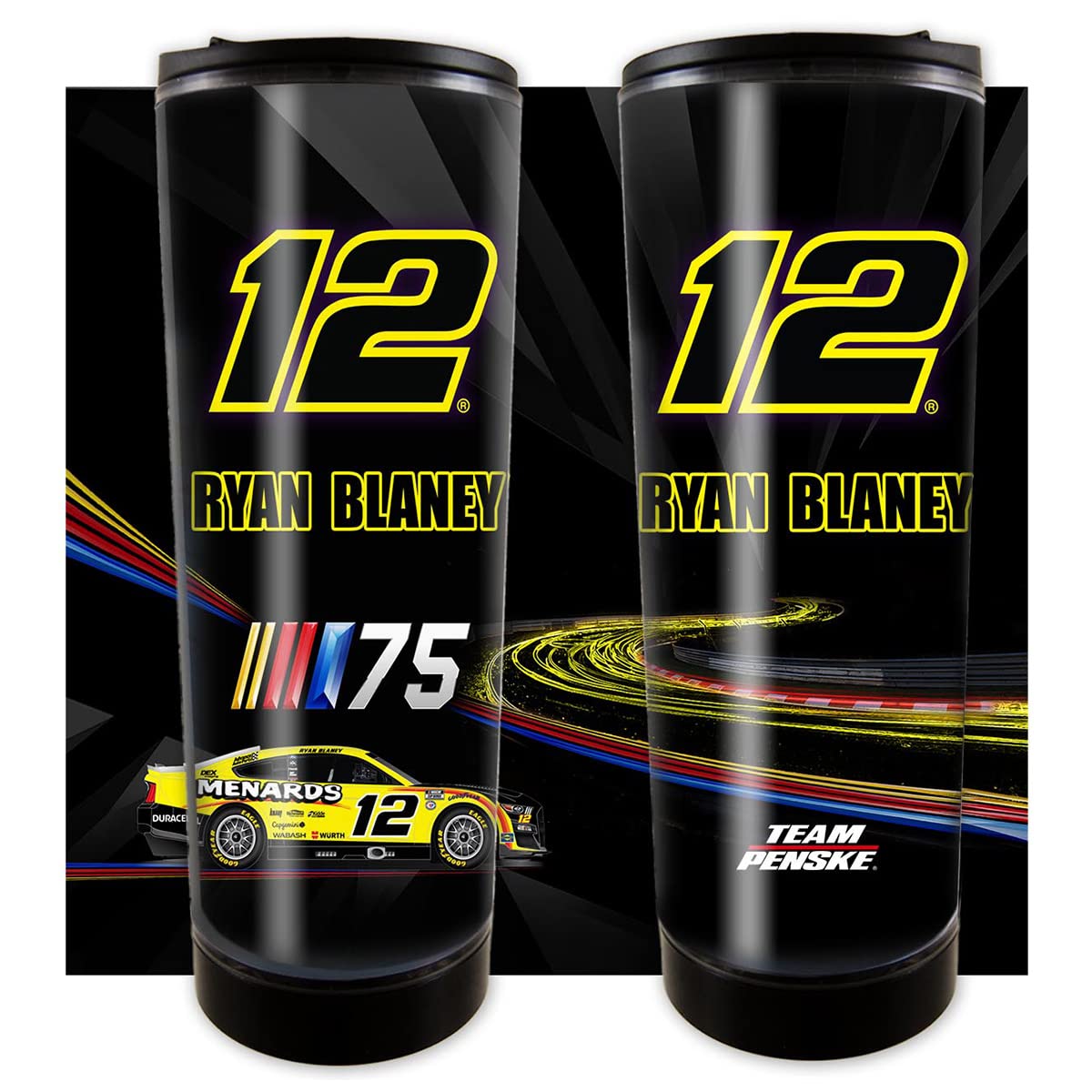 Sparta Pewter Ryan Blaney 2023 Plastic 14oz Tumbler Travel Mug