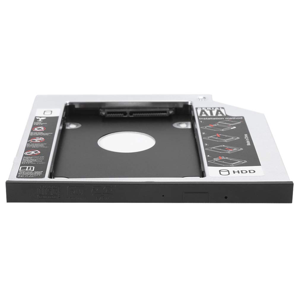 State Drive Bracket, Aluminum Alloy Lightweight Computer Accessory Thickened for 9.5 MM SSD