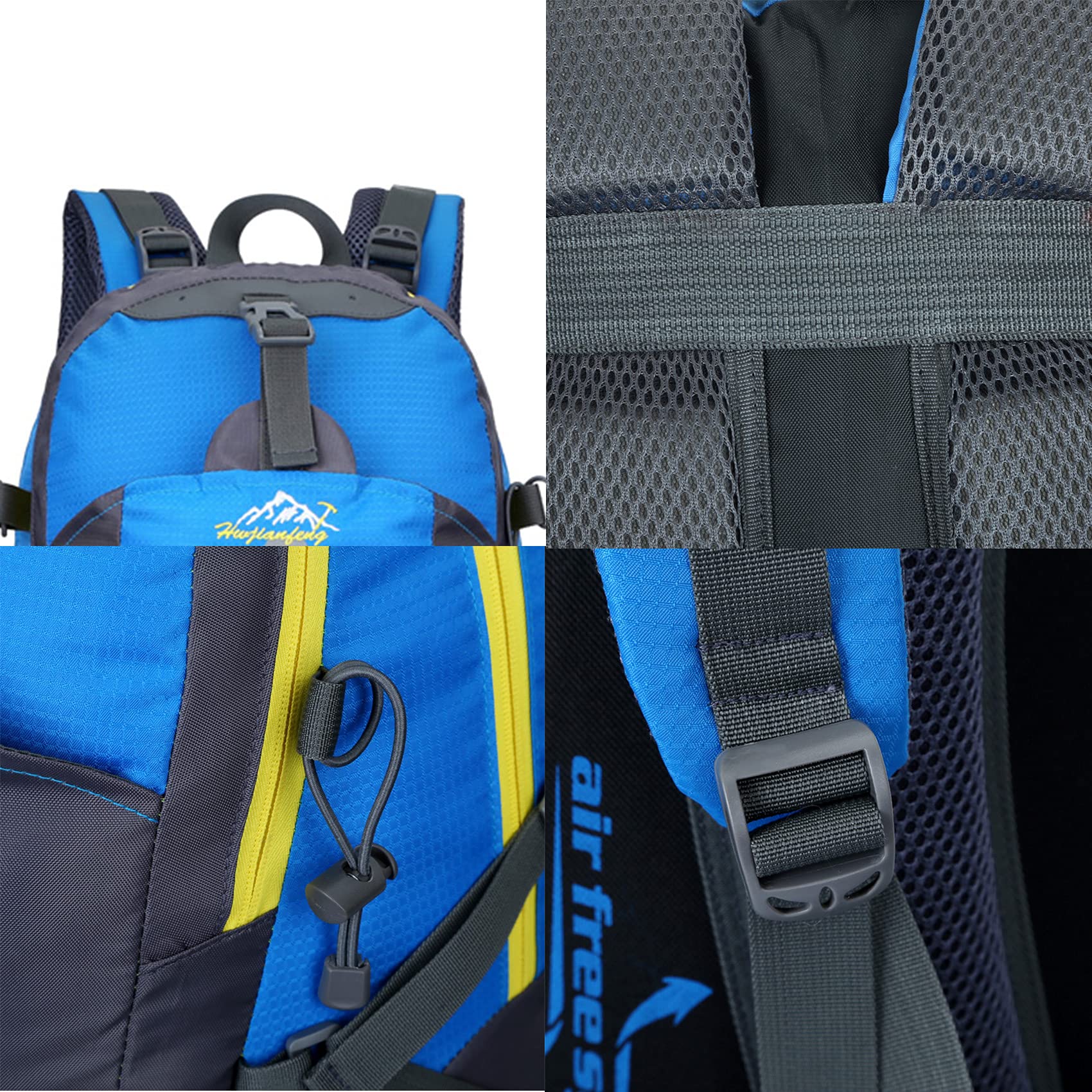 YANXUS 40L Hiking Backpack Men Lightweight Backpack for Hiking Travel Backpack for Men Airline Approved Day Hike Backpack Waterproof Backpack for Hiking Camping Backpack Blue