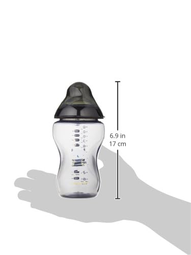 Tommee Tippee Closer to Nature Decorated Blue Baby Bottle, 340 ml, 2 Pack