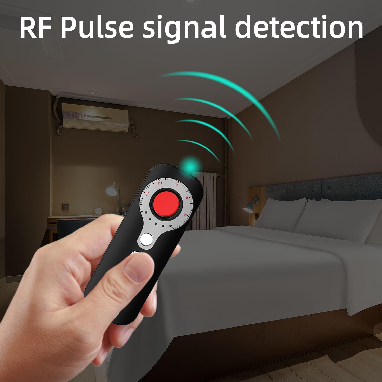 YYLUUT Hidden Camera Detectors Anti Spy Detector Hidden Devices Spy Camera Bug Detector, Privacy Protector, GPS Tracker Detector Wireless Signa Anti-Sneak Anti-Monitoring Scan Tracker Detector