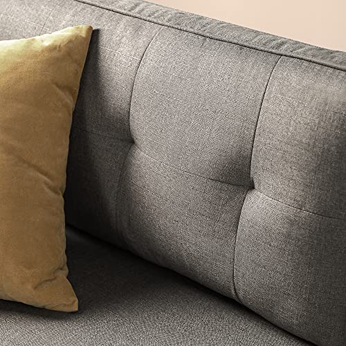 ZINUS Sayan Sofa Couch / Easy, Tool-Free Assembly, Sand Grey