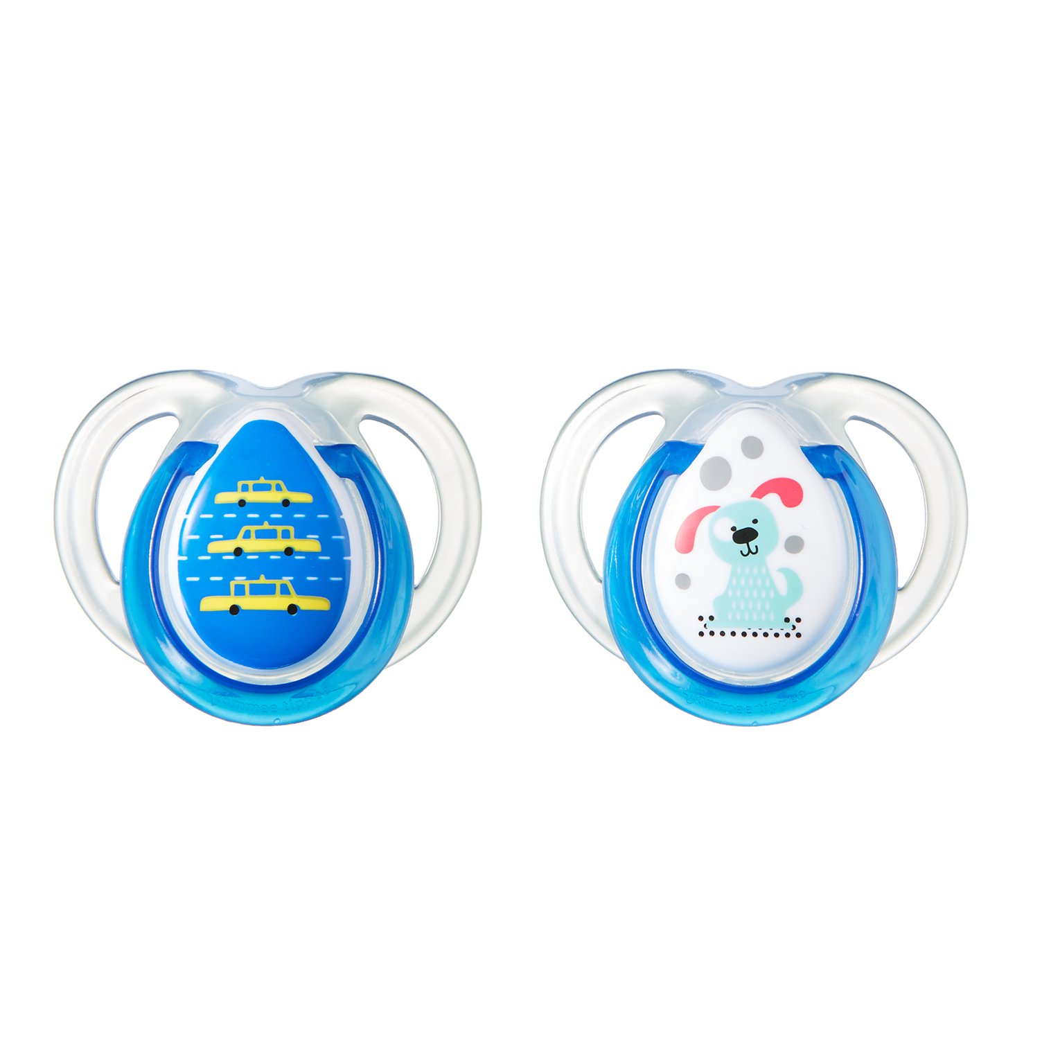 Tommee Tippee Every Day Pacifiers, Symmetrical Design, BPA-Free Silicone Binkies, 0-6m, 2-Count