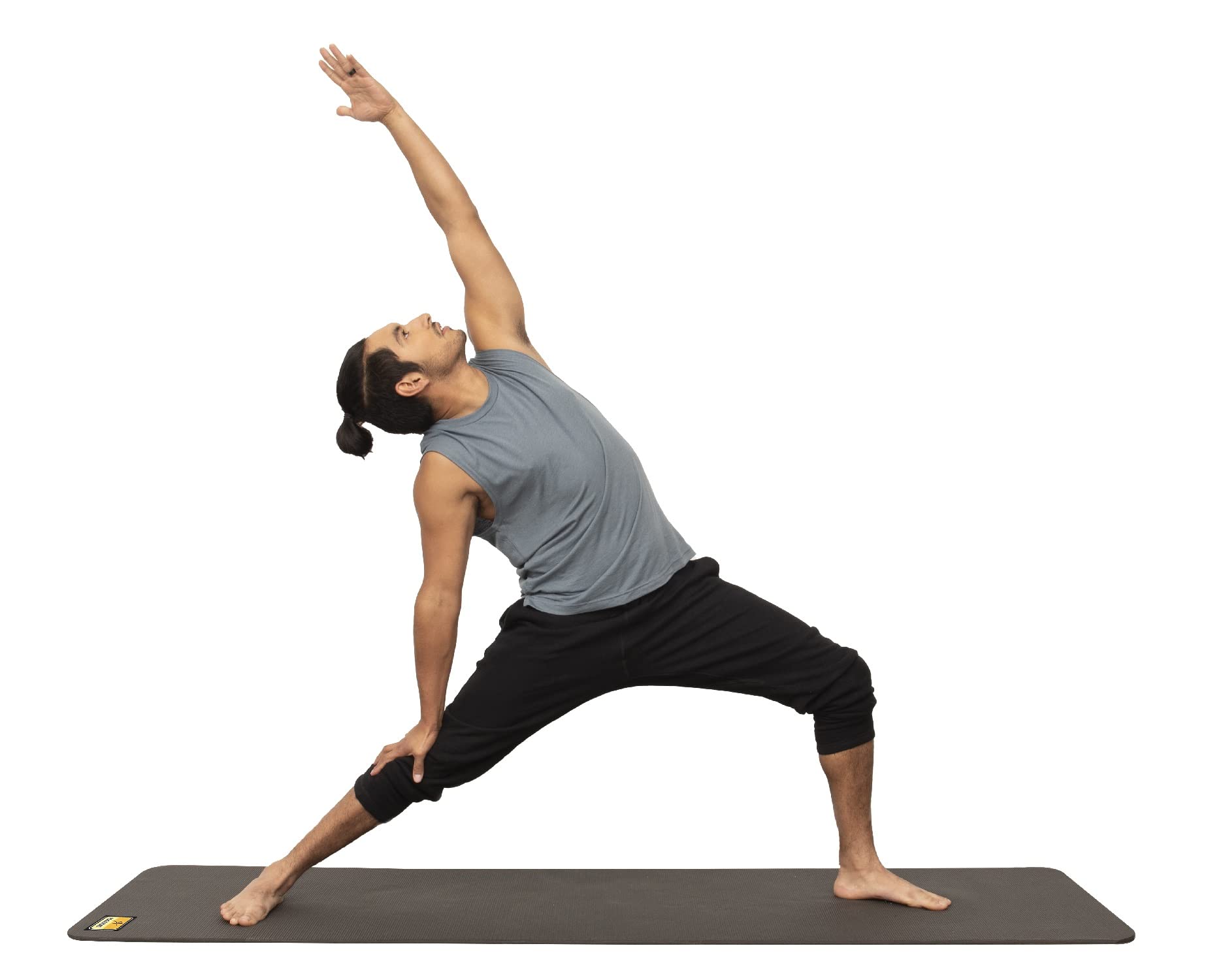 Thick Non-Slip Yoga Mat with Shoulder Strap 84" x 27" x 8mm - Large Barefoot Workout Mat for Yoga, Pilates, and at Home Exercise - Pogamat