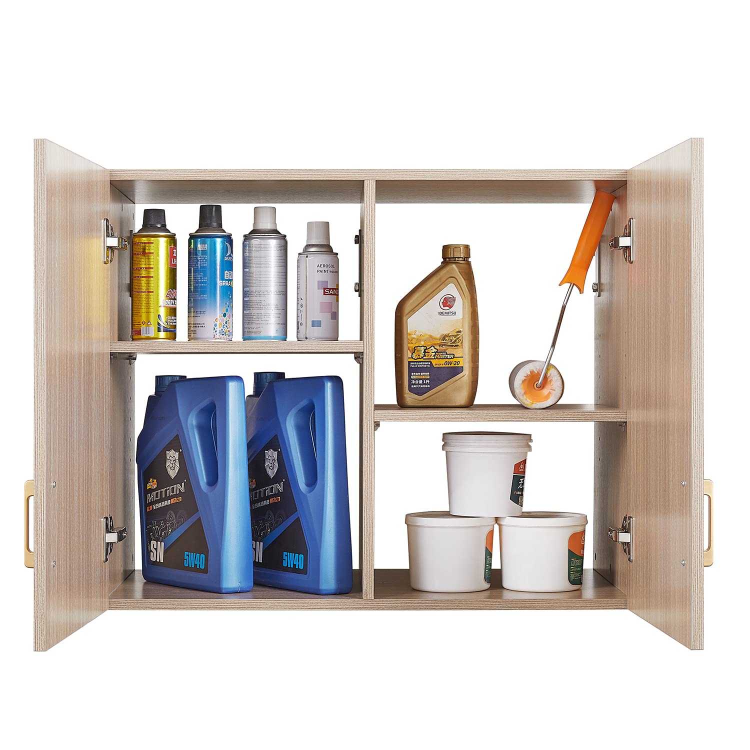 Wall Storage Cabinet,Metal Wall Storage Cabinet with Lock for Kithen, Bathroom,Garage