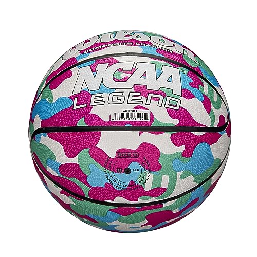 WILSON NCAA Legend Indoor/Outdoor Basketball - Pink Camo, Size 5-27.5"