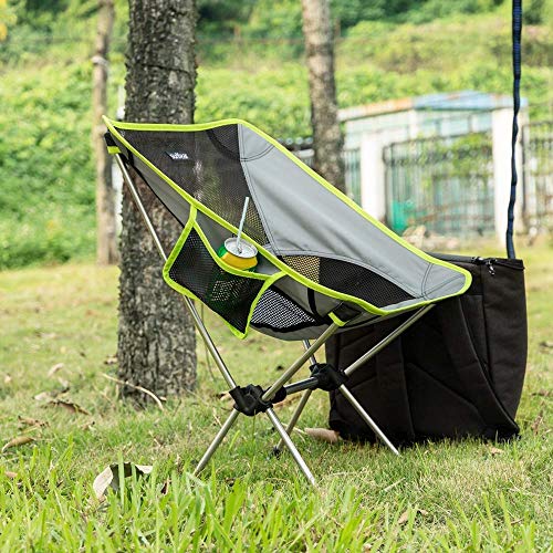 Sunyear Camping Chair Lightweight Portable Folding Backpacking Chairs, Small Compact Collapsible Backpack Camp Chair for Outdoor, Hiking, Picnic