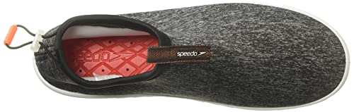 Speedo Men's Water Shoe Surfwalker Rush, Heather Black, 12