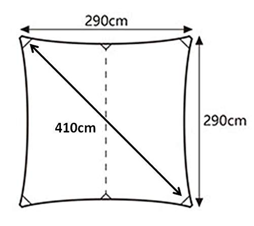 Trek Hamaca RAINFLY for hammocks, 290cm X 290cm, from