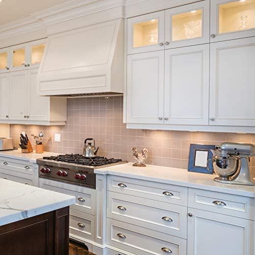 UltraPro Linkable Recessed Puck Lights, 5 Pucks, LED Puck, 150 Lumens, Warm White Light, Under Cabinet Lighting, Warm White, Kitchen, Counter, Indoor, 45745