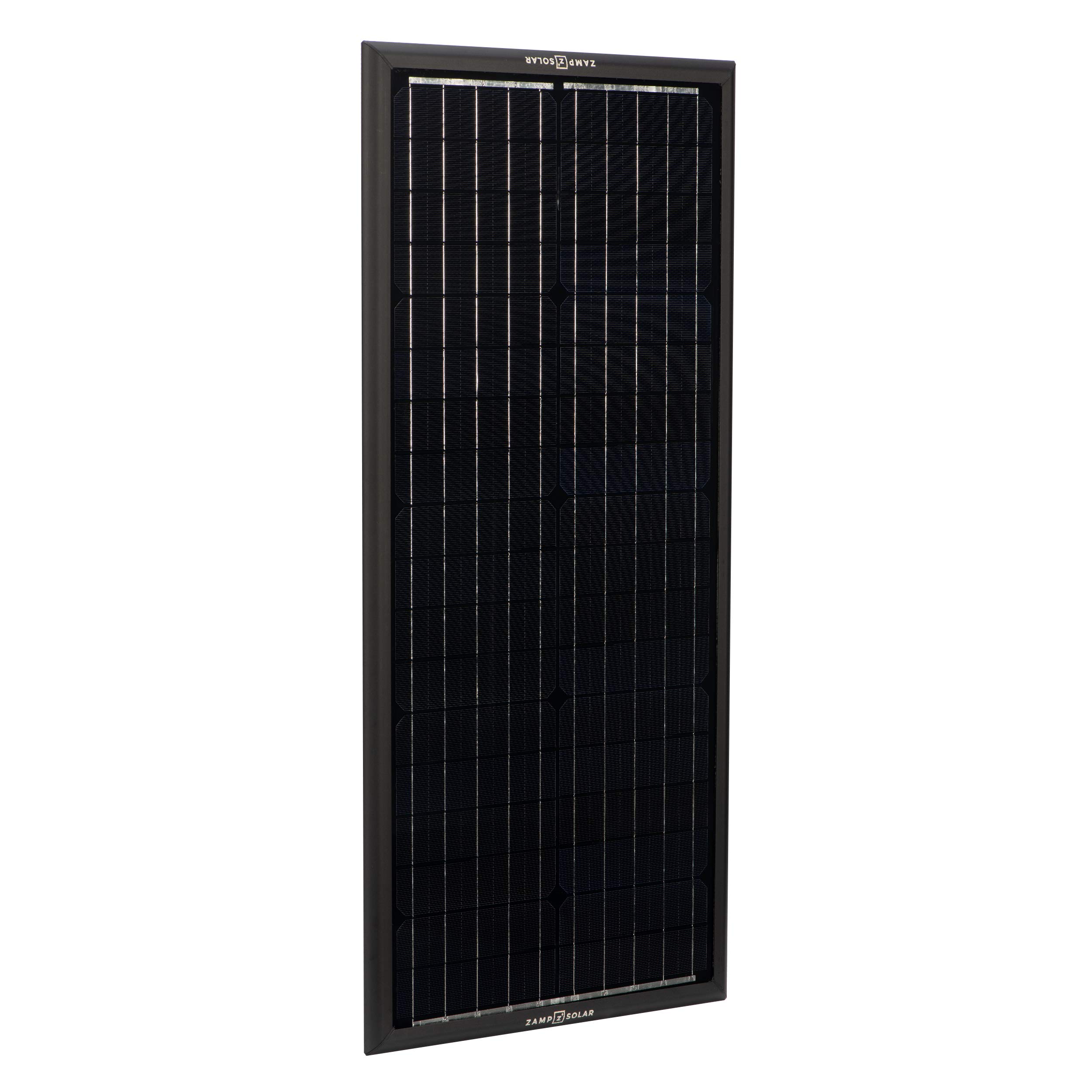 Zamp Solar Obsidian Series 45-Watt Roof Mount Solar Panel Kit. Low-Profile, Lightweight Off Grid Solar Power for RV Battery Charging - ZSK1001