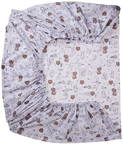 Trend Lab Jersey Fitted Crib Sheet, Rockets