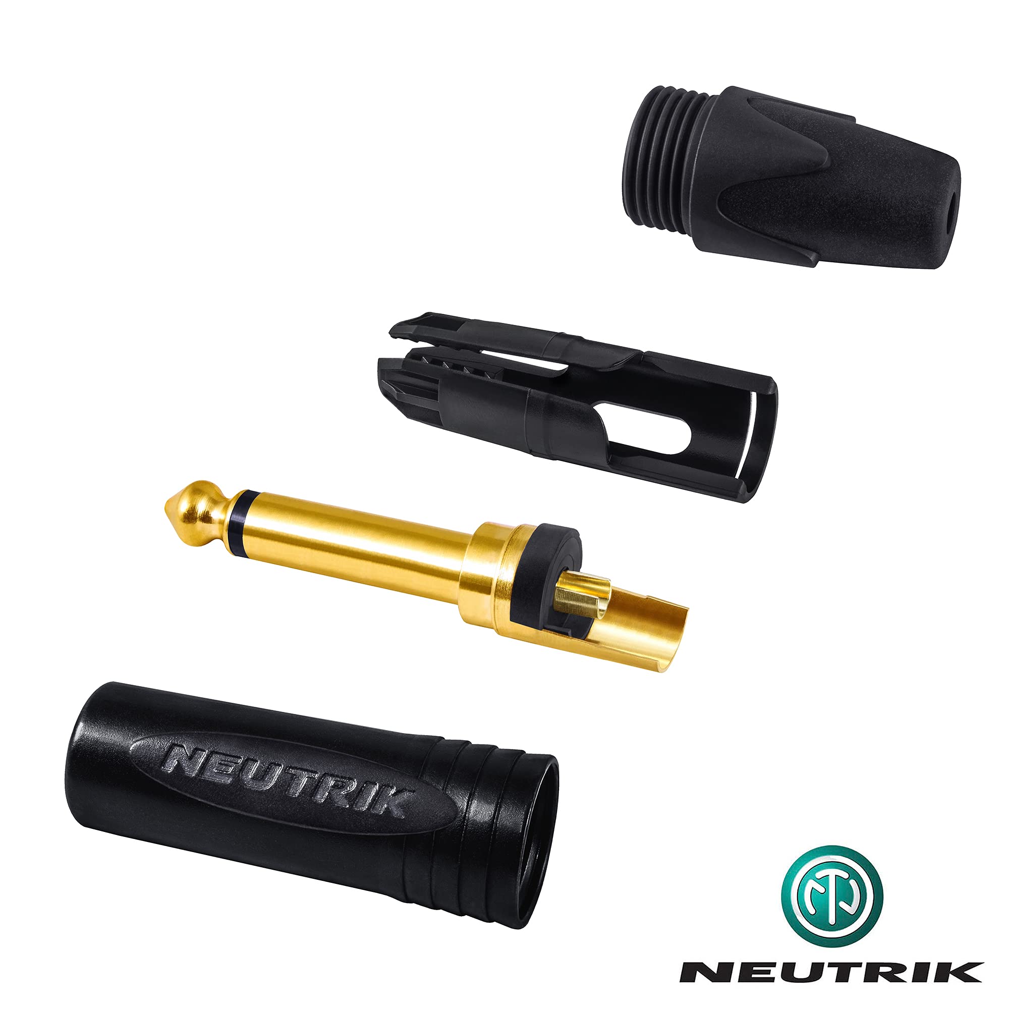 WORLDS BEST CABLES 1 Foot β TS to RCA Cable β Mogami 2964 Audio Interconnect Cable & Neutrik NP2X-B & Amphenol ACPL-CBK Gold Plugs - CUSTOM MADE