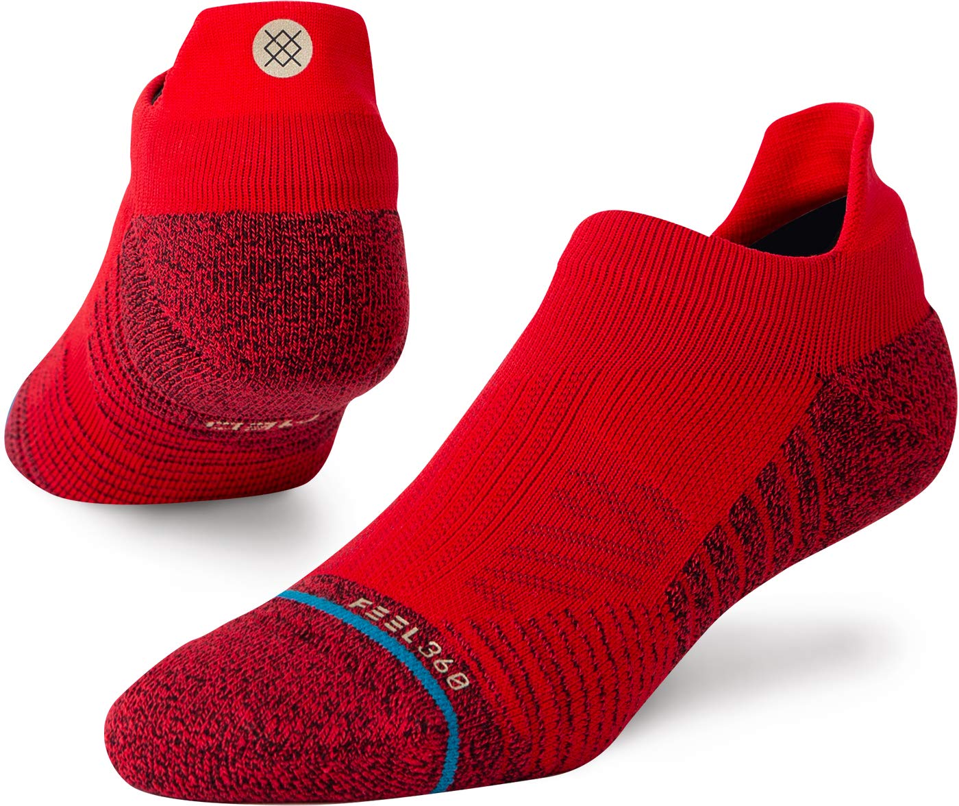 Stance Men's Low Sock Athletic TAB ST, Red, Small