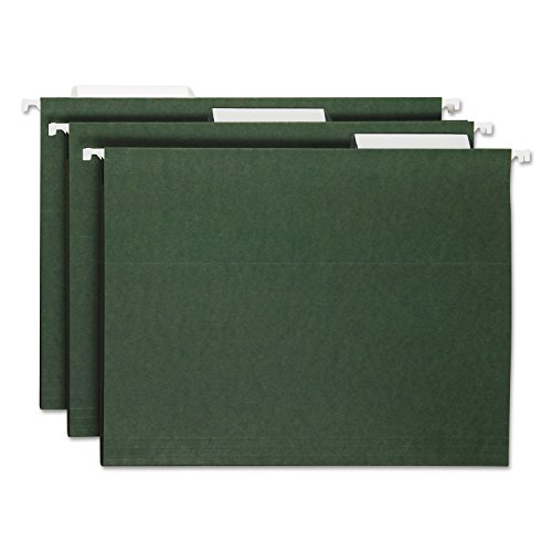 Smead Poly Tab 1/3 Cut, Clear, 25 Per Pack (64615)