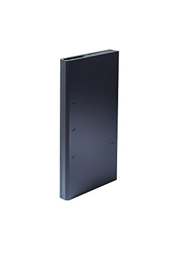 TRINITY 24 Inch Garage Storage Cabinet, 22 Gauge Steel, Wall-Mount, Adjustable Shelf and Reversible Door for Tools, Cleaning Supplies, and More, Black