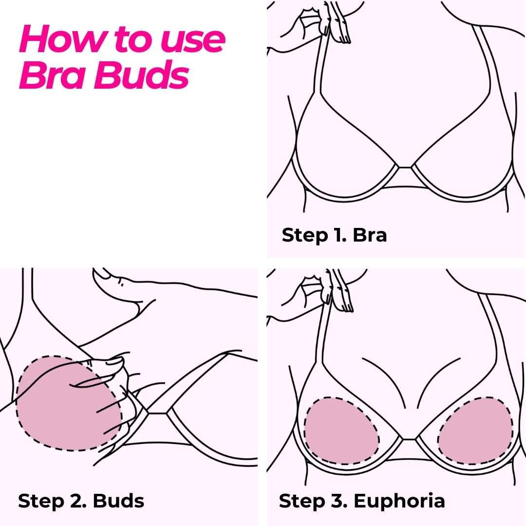 Unclockable Bra Buds - Implant-Grade Silicone Bra Inserts - Clear Gel Push-Up Pads - Affirming Design for Transgender, NB, Drag Queens, Crossdressing