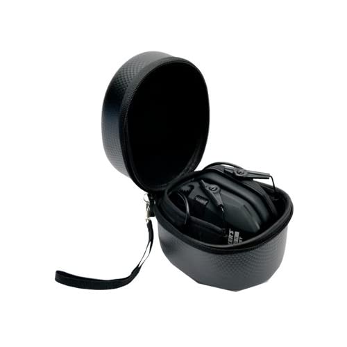 Walkers XCEL 100 Digital Electronic Shooting Hearing Protection Muff with Voice Clarity, and Protective Case Bundle