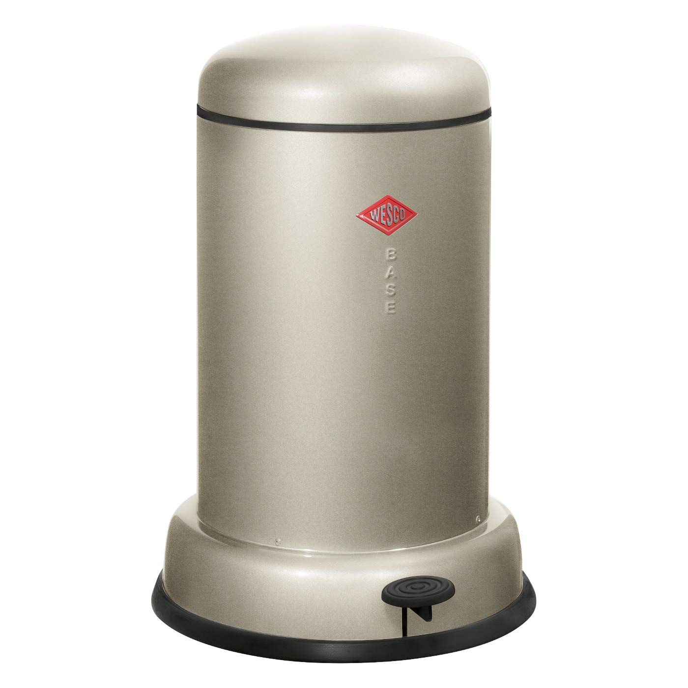 WESCO BASEBOY 134331-51 Pedal-Type Trash Can, Mint, Size: Diameter 14.3 x Height 21.1 inches (36.2 x 53.5 cm), Pedal Bin, 3.9 gal (15 L)