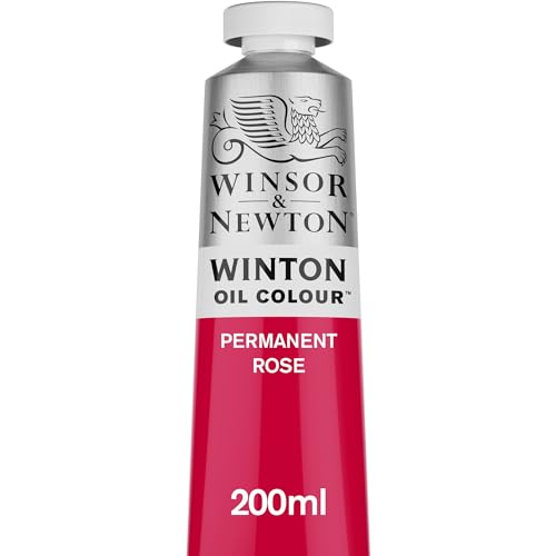 Winsor & Newton Winton Oil Color, 200ml (6.75-oz) Tube, Permanent Rose
