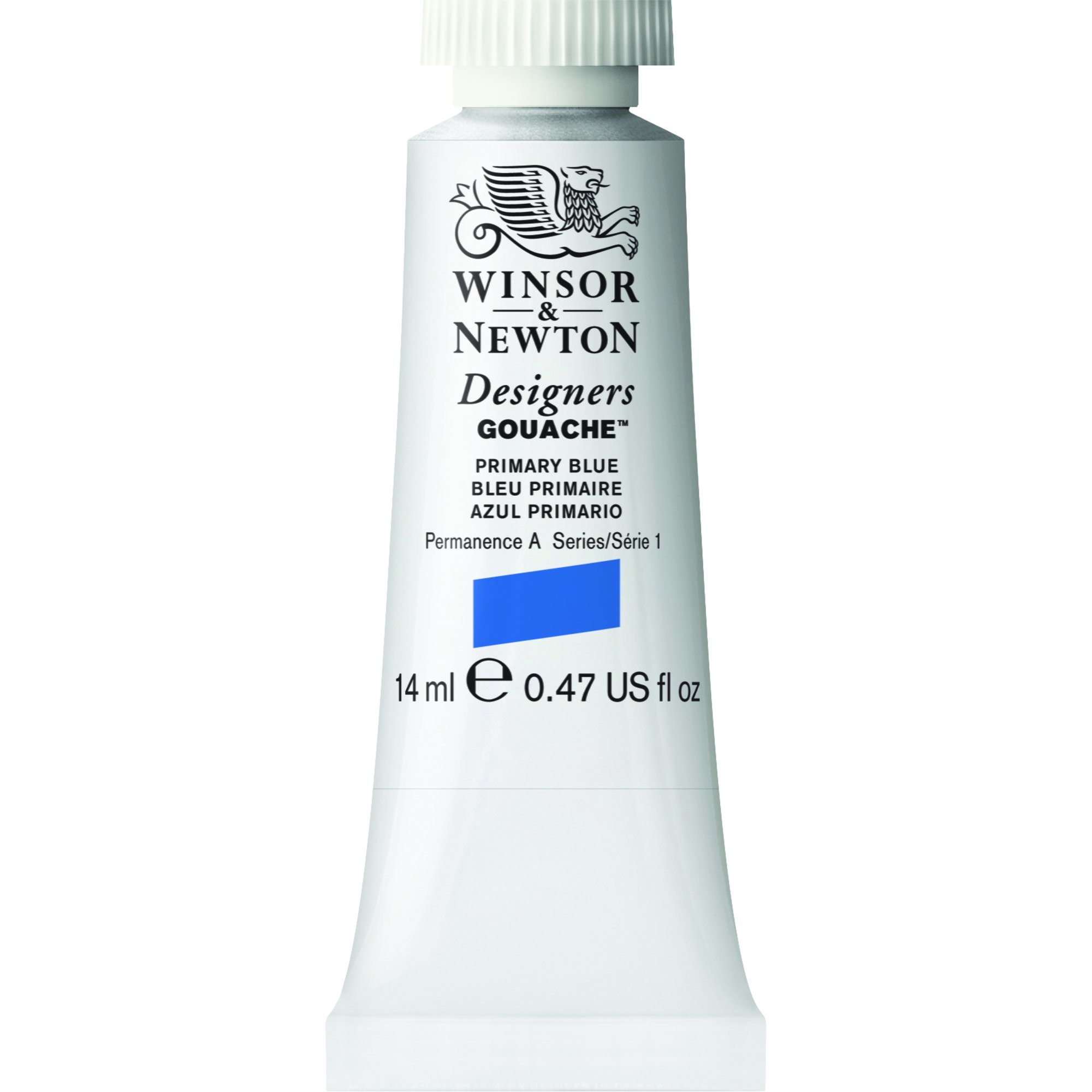 Winsor & Newton Designer's Gouache, 14 ml (0.47oz) tube, Primary Blue