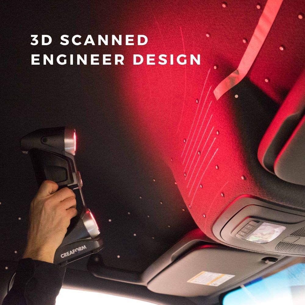 Vancillary DIY Ford Transit Headliner Shelf Kit - Upfitting Components for DIY Van Conversions (Fits Ford Transit Medium and High Roof Models 2015+)