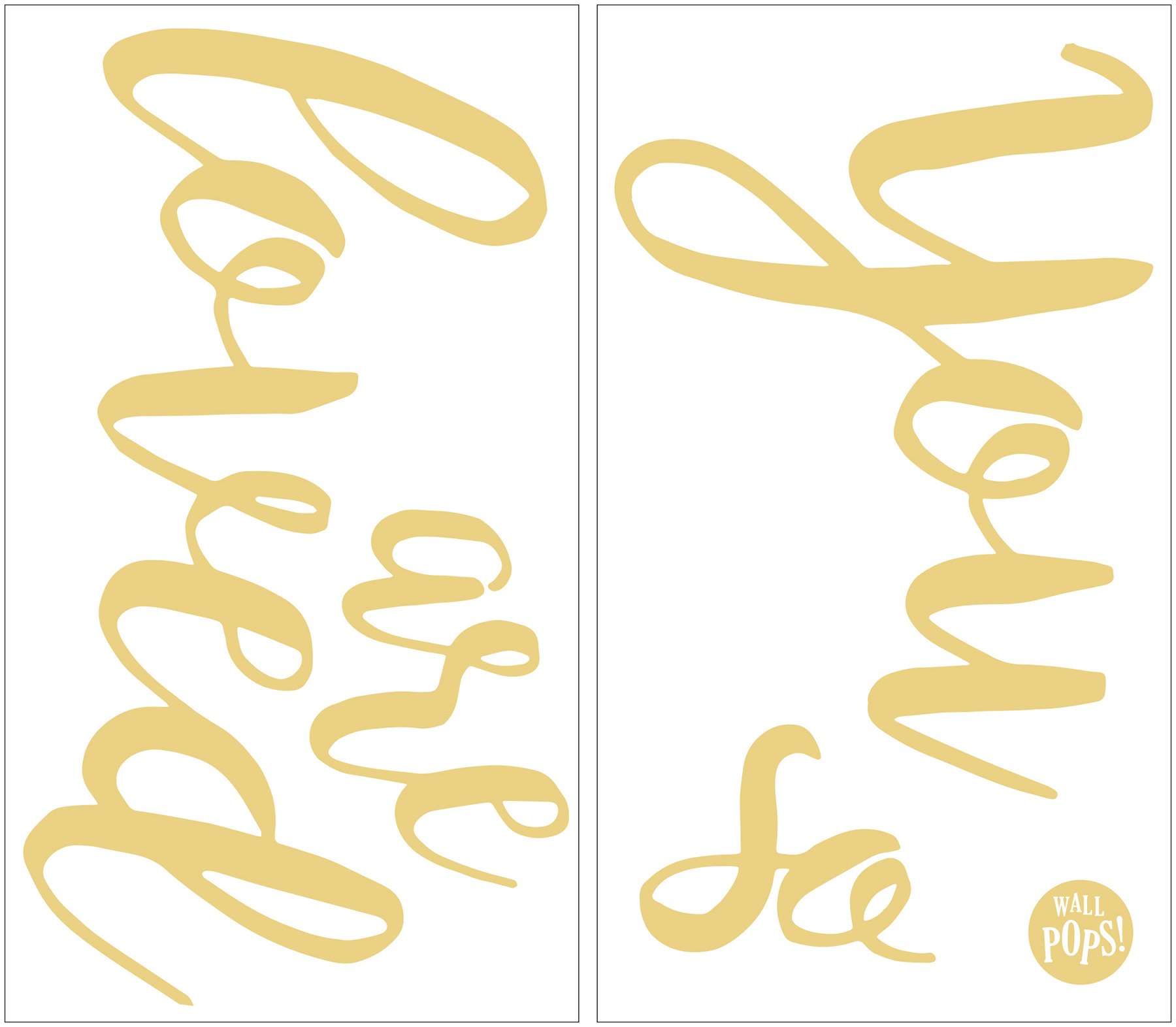 WallPops WPQ2668 You are So Loved Wall Decal, Metallic