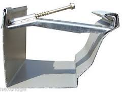 Speed Screw 6 inch gutter hanger with clip 25 pack