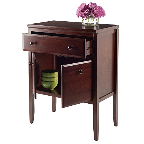 Winsome Orleans Buffet, Cappuccino, 27.56"W x 35.43"H x 16.34"D