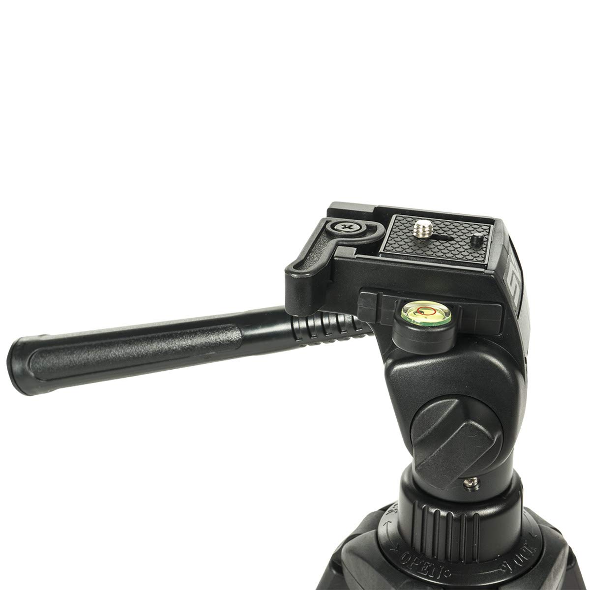 Smith-Victor P800 Pinnacle Series 3-Section Aluminum Tripod with 2-Way Fluid Head