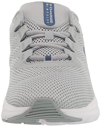 Under Armour Men's Charged Impulse 3 Running Shoe, (107) Mod Gray/Blue Mirage/Blue Mirage, 10.5, US