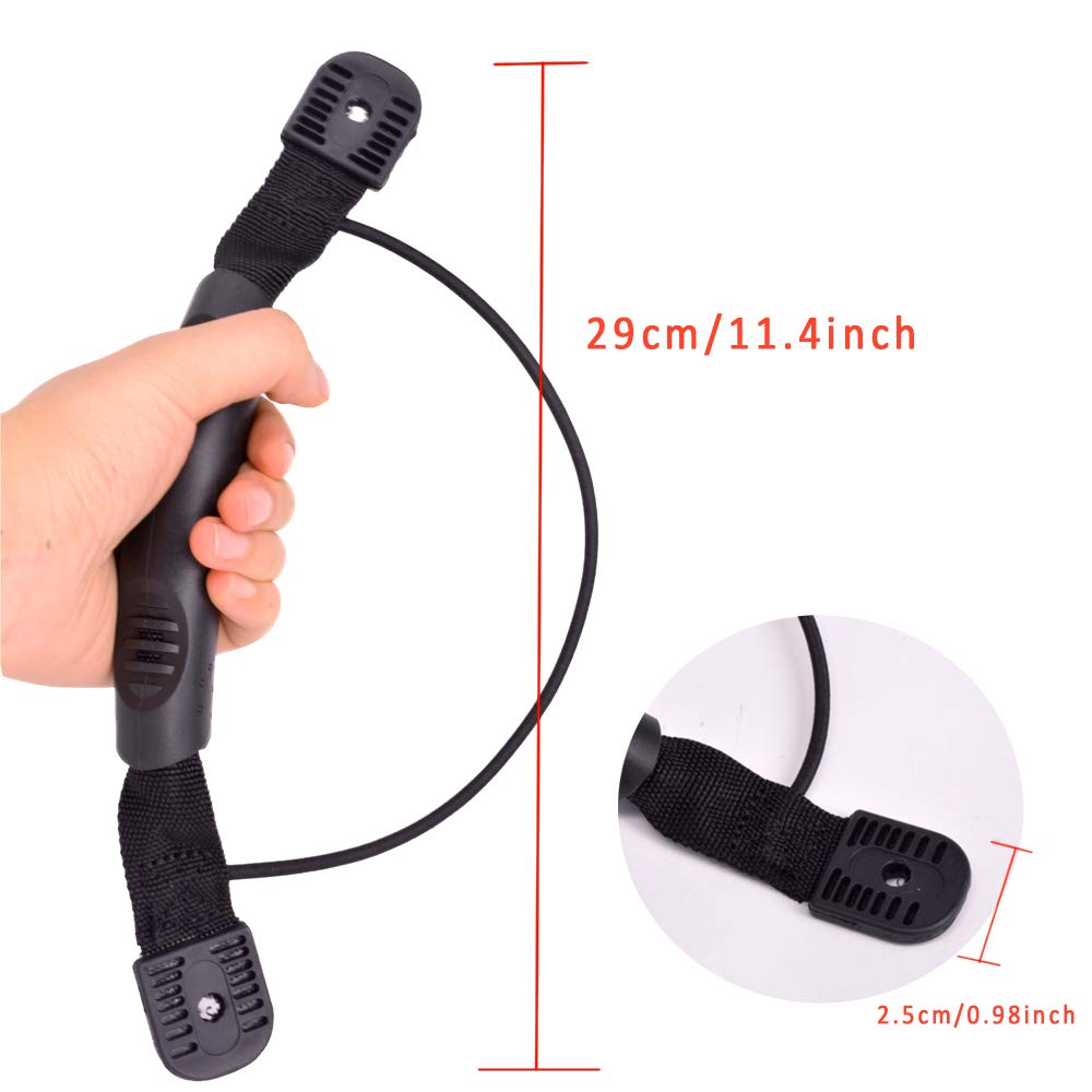 Wang-Data 4 Pcs Side Flush Mount Carry Handle Kayak Canoe Fishing Boat Handles with Screws