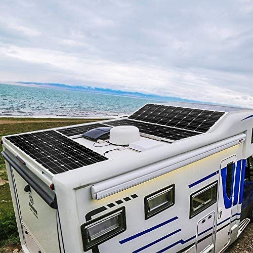 YUANFENGPOWER 100W 12V Flexible Solar Panel Monocrystalline Solar Cells for 12v/24v Battery Camper RV Boat Caravan Cabin Tent Car