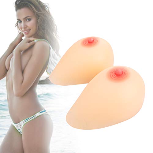 Y-NOT B Cup Silicone Breast Forms Self Adhesive for Crossdresser Fake Prosthesis Nude