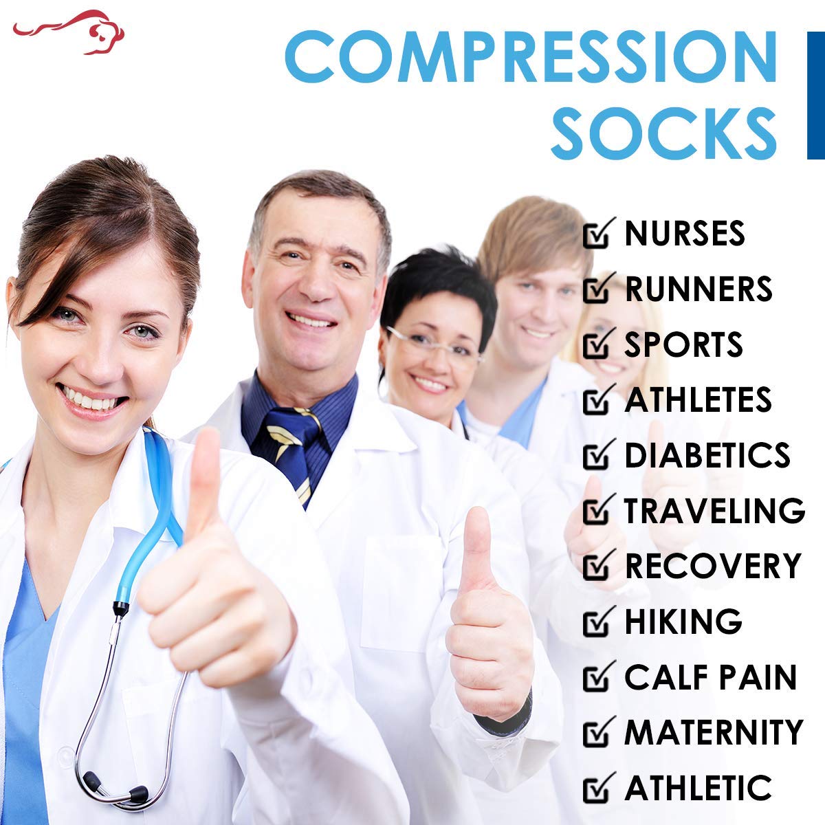 ZAYAAN HEALTH Dots & Stripes Compression Socks for Women (12-15 mm/Hg) | Circulation Socks for Muscle Recovery, Nurses, Running, Athletics, Cycling β Pink/Lilac