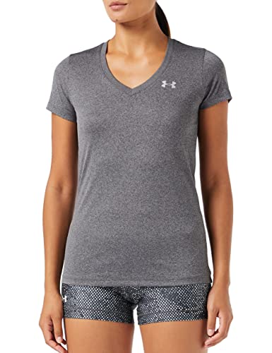 Under Armour Women's UA Tech™ Short Sleeve V-Neck 3X Gray