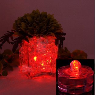 True Red Polymer Water Gel Beads for Vase Filler Table Centerpieces (8 oz. Will Yield 6 Gallons)