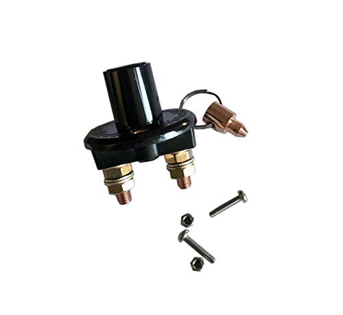 Waterblade Battery Disconnect Safety Kill Switch 130AH - with Pull Out PIN for Kayak or SUP or Electric Boat
