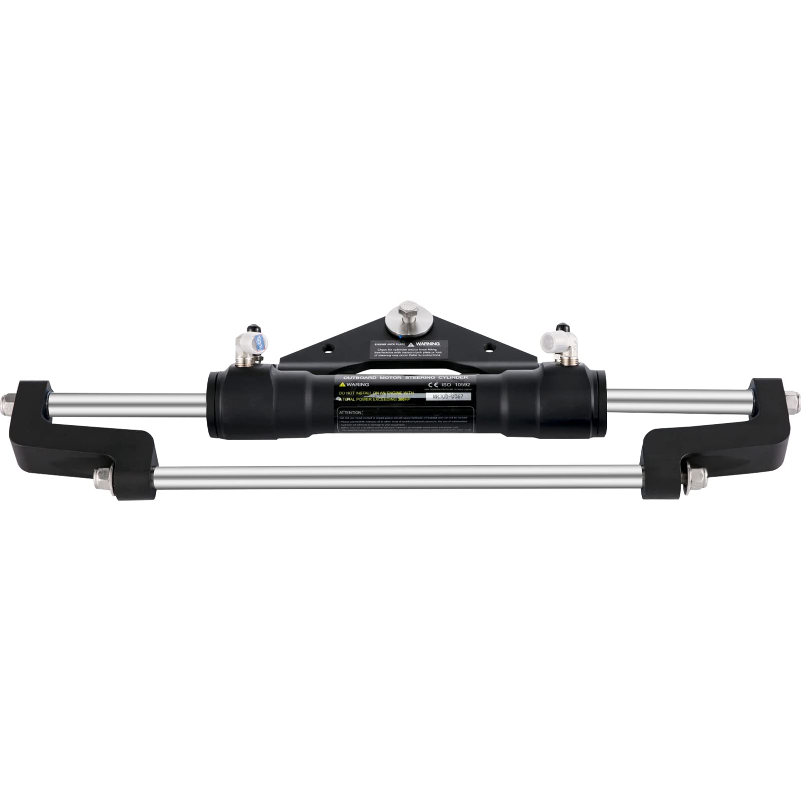 VEVOR Hydraulic Steering for Boats 300HP, Outboard Hydraulic Steering Cylinder HC5358-3 & HC5345-3, Front Mount Without Helm Pump or Steering Hose