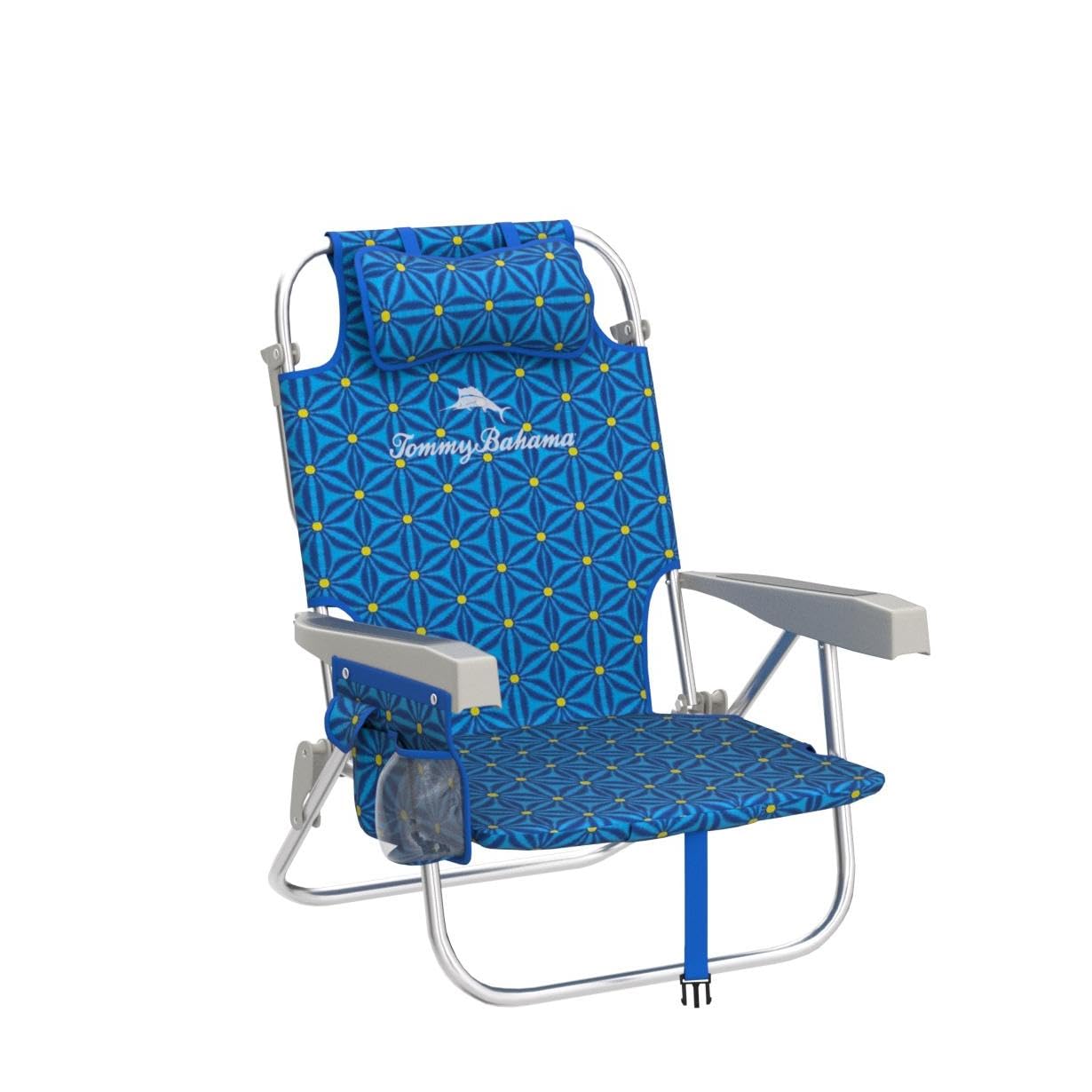 Tommy Bahama 2020 Backpack Cooler Chair with Storage Pouch and Towel Bar