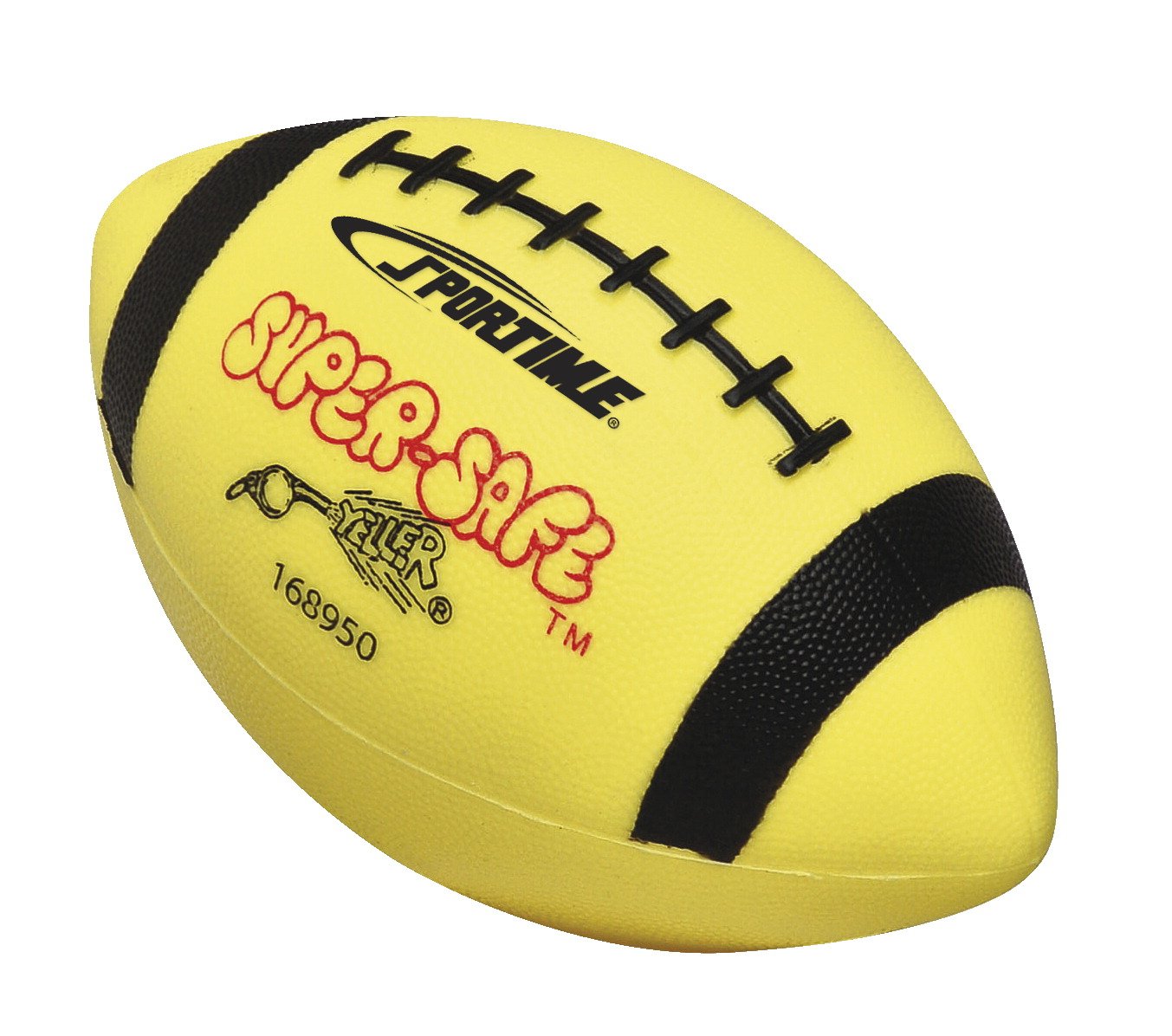 Sportime Super-Safe Youth Football, Yellow and Black