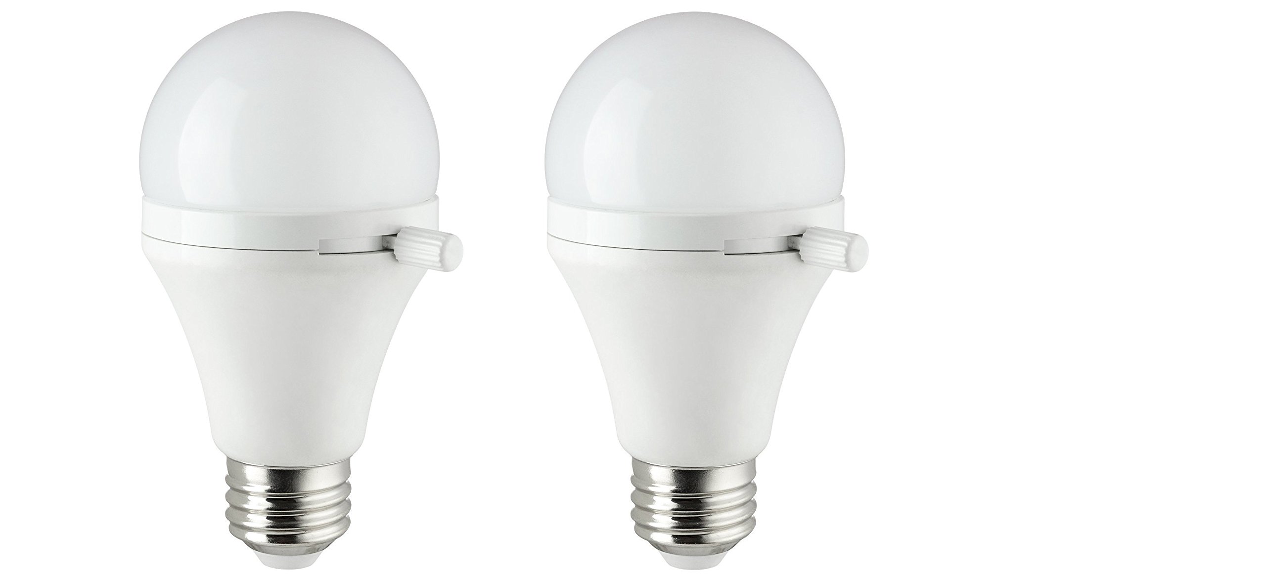 Sunlite ShabBulb, Shabbat Permissible LED Light Bulb, 7 Watt (40 Watt Equivalent) Warm White (2 Pack)