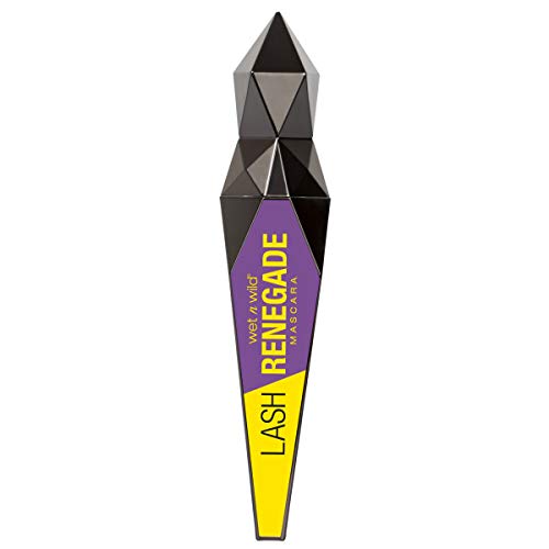 wet n wild Lash Renegade Waterproof Mascara, Brazen Black, 0.28 Ounce,C135A