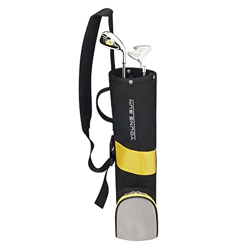 Young Gun SGS X Birdie Yellow Junior Golf Club Youth Left Hand Set & Bag for Kids, Left Hand, Ages 3-5