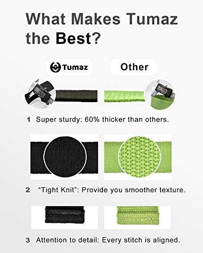 Tumaz Yoga Mat Strap [MAT NOT Included] (2 Sizes) with Extra Thick & Comfy Delicate Texture, Adjustable Yoga Mat Carrier