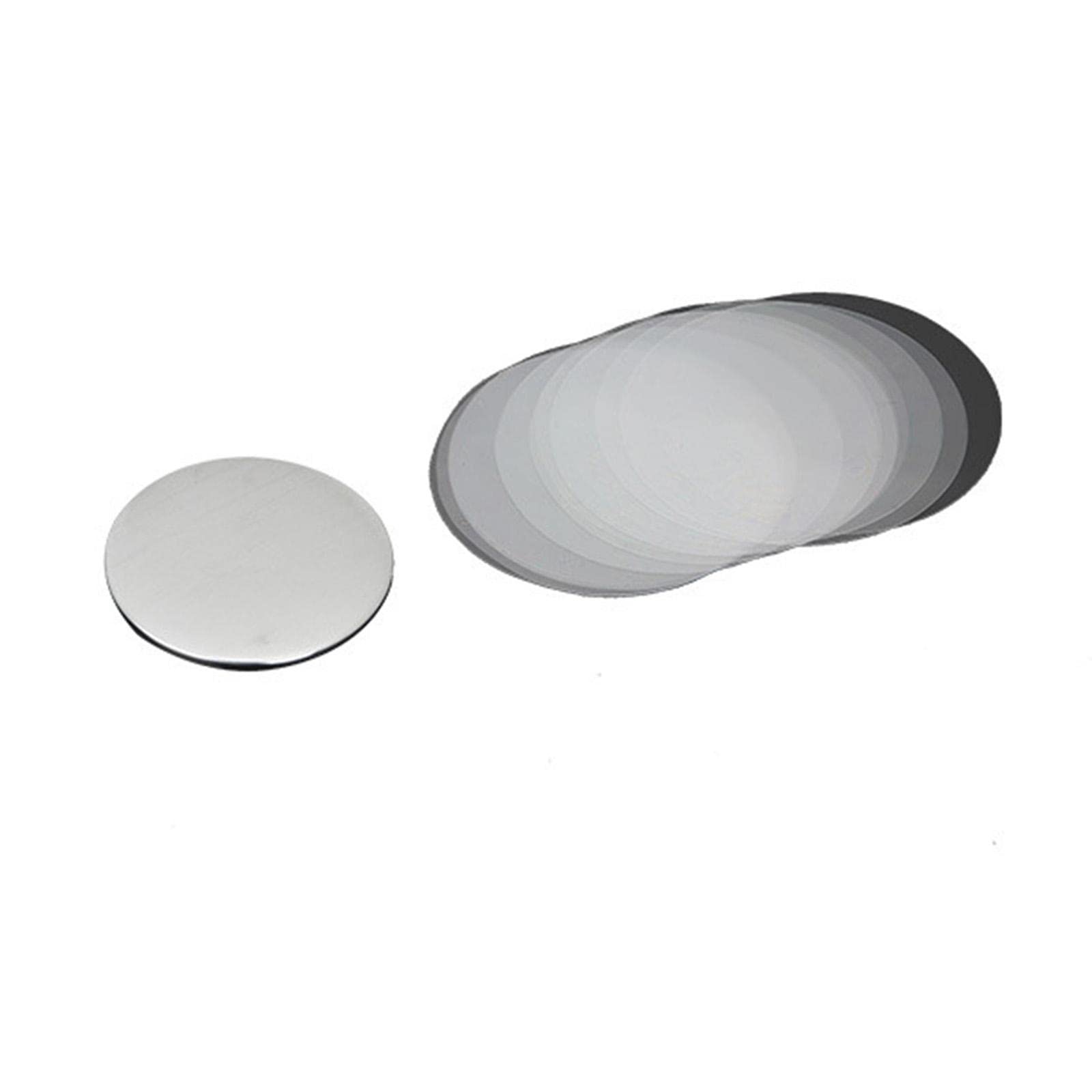 Yiju 50Sets/100Sets 75/37/25 Mm Blank Button Badge Supplies Material Component for Button Maker Machine Making for Gifts Presents, 75mm 50sets